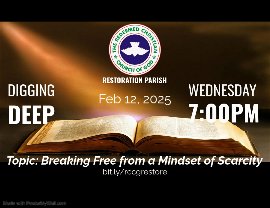 Digging Deep - Restoration Parish